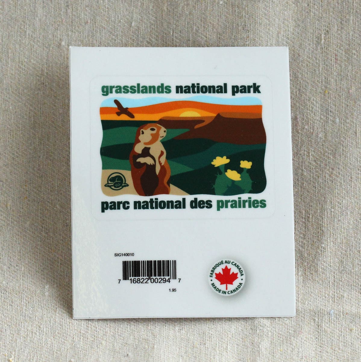 Grasslands National Park Signature Decal - Prairie Wind & Silver Sage